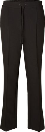 Selected Damen SLFVINNIE HW Pant NOOS Hose, Black, 42
