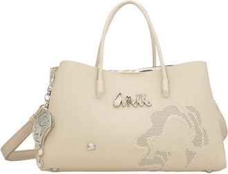 Anekke Sac à main avec bandoulière grande âme - Design large et élégant | Poignées et poches fonctionnelles | Dimensions : 31 x 19 x 14 cm - Sacs pour femme,