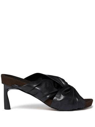 Stella McCartney Mules aus Faux-Leder - Schwarz