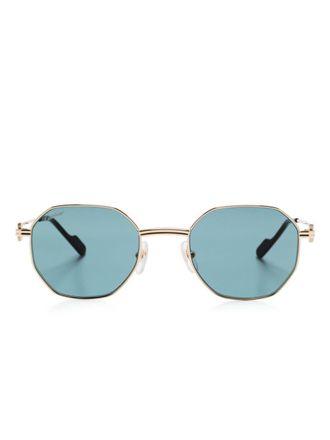 Cartier lunettes de soleil &agrave; monture octogonale - Or