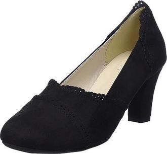 Andrea Conti Escarpins pour Femme, Noir, 38 EU