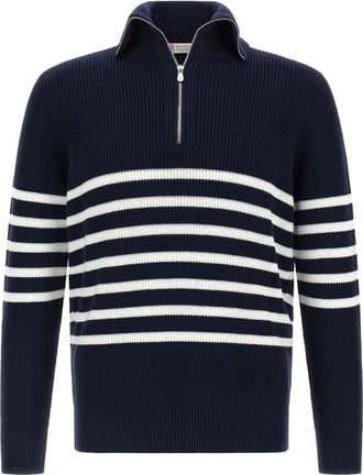 Brunello Cucinelli Herren, Strickwaren, Blau, 4XLGröße