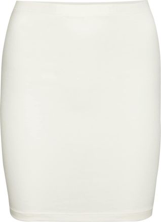 CON-TA Damen Schlauchrock aus Baumwolle und Elasthan, multifunktional: als Rock, Top, Shirtverlängerung oder Nierenwärmer, perfekte Bequemlichkeit, ecru, Ein