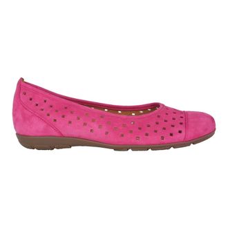 Gabor Perforierte Sommerballerina - - Shoes - Damen - Rosa - 36 EU