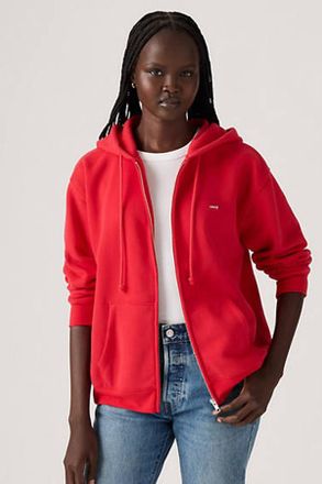 Levi's Everyday Hoodie mit Reißverschluss - Damen - Rot / Rot