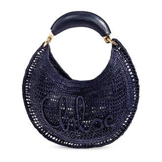 Chlo&eacute; Summer Banana Hobo Bag - - Bags - Damen - Blau - ONE SIZE
