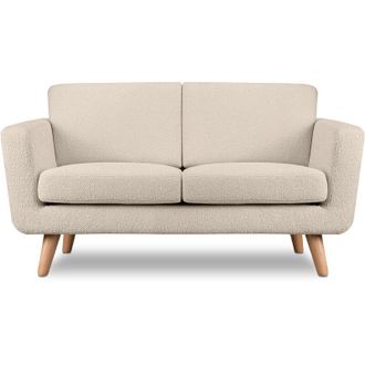 Konsimo Schlafsofa mit Armlehnen tagio, Creme, Stoff, Scandinavian, 153x80x84 cm - Konsimo