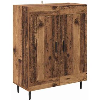 vidaXL Sideboard Altholz 69,5 x 34 x 90 cm Verbundholz und Eisen vidaXL
