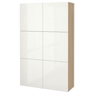 IKEA BEST&Aring; Aufbewahrung mit T&uuml;ren