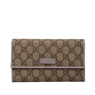 Gucci Portefeuille Long Pre-owned - Femme - Pre-owned - Brun - Taille: ONE Size