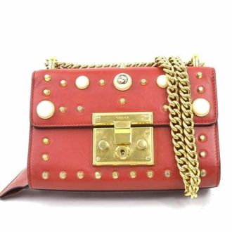 Gucci Pre-owned Pearl Cross Body Bag - - Pre-owned - Damen - Rot - ONE SIZE