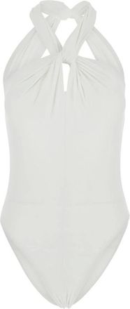 Federica Tosi Femme, Maillots de bain, Blanc, Taille: 40 FR Maillot de Bain Une Pi&egrave;ce