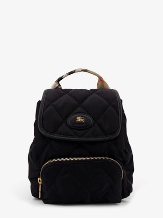 Burberry Mini nylon backpack with leather logo patch - BURBERRY - gender_Woman