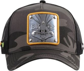 Capslab Bugs Bunny Looney Tunes Grau Camouflage Trucker Cap - One-Size