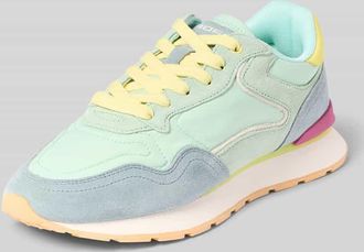Hoff Sneaker aus Leder-Mix mit Logo-Detail Modell CITY DOPAMINE AQUA