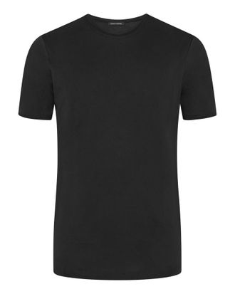 Trusted Handwork O-Neck T-Shirt aus Baumwolle in