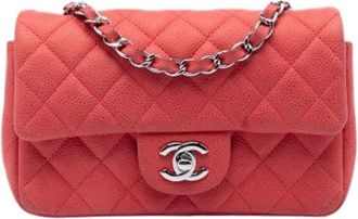 Chanel Pre-owned Vintage Flap Bag - Femme - Pre-owned - Rouge - Taille: ONE Size