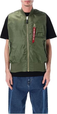 Alpha Industries Homme, Vestes, Vert, Taille: XL Ma-1 Vest