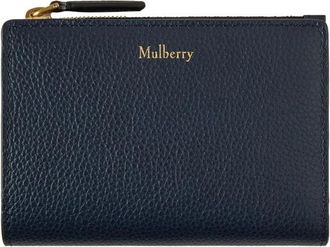 Mulberry Small Classic Grain Wallet - - Accessories - Damen - Blau - ONE SIZE