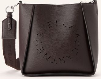 Stella McCartney Umh&auml;ngetasche Logo braun
