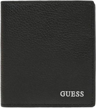 Guess Homme, Accessoires, Noir, Taille: ONE Size Petit porte-cartes &agrave; deux volets