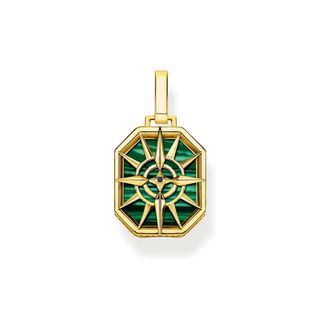Thomas Sabo Thomas Sabo - Pendentif &Eacute;toile Boussole - unisex - Accessoires - Vert - Taille: ONE Size
