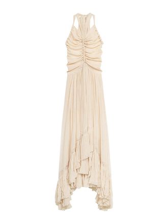 Blumarine Robe Au Genou - Beige