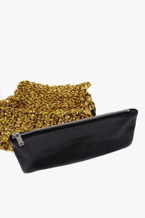 Jil Sander Knitted Shoulder Bag with Sequins Jil Sander