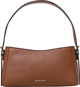Michael Kors Femme, Sacs, Brun, Taille: ONE Size Sac à bandoulière Jet Set Chain Small en cuir grainé