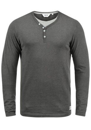 Solid Langarmshirt SDDoriano Longsleeve im Double-Layer Look