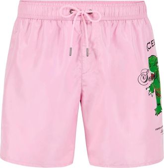 Iceberg Homme, Maillots de bain, Rose, Taille: 2XL Boxer Swim Shorts