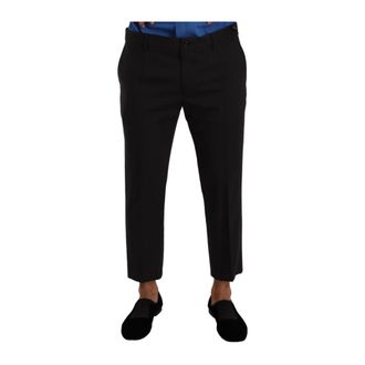 Dolce & Gabbana Cropped Hosen - - Trousers - Herren - Schwarzk - XL