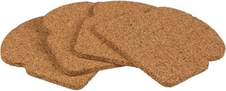 Out of the Blue Out of the Blue 71/3227 - Untersetzer aus Kork im Toastbrot Design, bietet Schutz vor Abdrücken, Flecken, Hitze und Kratzern, ca. 10 cm, 4er Set im Ge