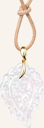 Tamara Comolli Tamara Comolli Anhänger Pendant India Small Mother Of Pearl White Aus 18 Karat Gelbgold Und Perlmutt gold