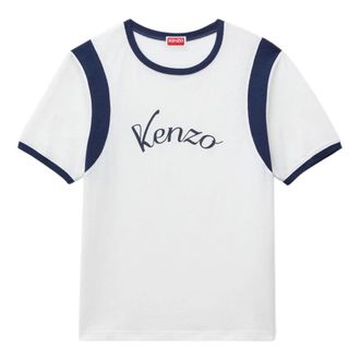Kenzo College-Stil T-Shirt - - Tops - Herren - Wei&szlig; - L