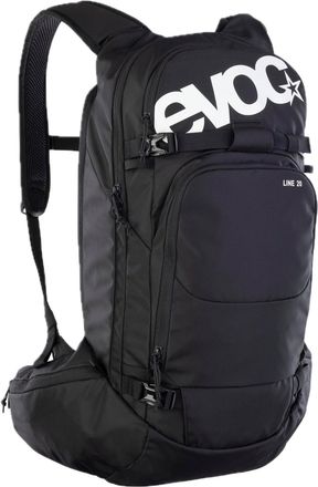 Evoc LINE 20 Tourenrucksack, Skirucksack (NEURALITE SYSTEM, separates Lawinenfach mit Notfallplan, Ski-/Snowboard Befestigungsm&ouml;glichkeiten, H&uuml;ftgurttasche