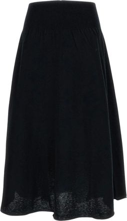 Extreme Cashmere Femme, Jupes, Noir, Taille: ONE Size N&deg;470 Seduce Midi Skirt
