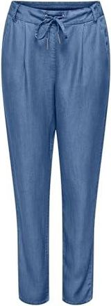 Only Onlpoptrash Charis Life Pant CC WVN Pantalon, Denim Bleu médium, XS / 32L Femmes