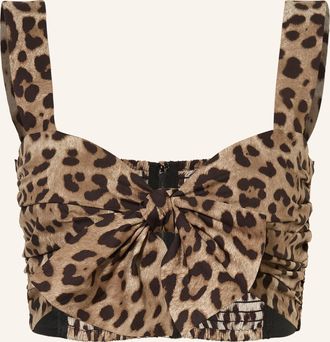 Dolce & Gabbana Cropped-Top braun