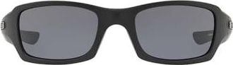 Oakley Lunettes de soleil Fives Squared noir mat/drapeau / 009238-33, Noir