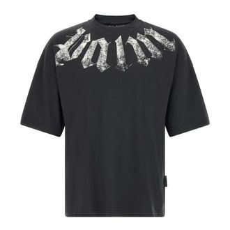 Palm Angels Homme, Tops, Noir, Taille: XS T-shirts
