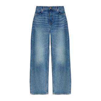 Ganni Femme, Jeans, Bleu, Taille: W28 Straight-leg jeans