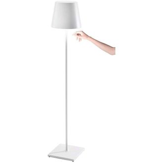 Zafferano Lampe led Poldina Pro xxl Blanche rechargeable et dimmable 150cm avec batterie jusqu&agrave; 12 heures