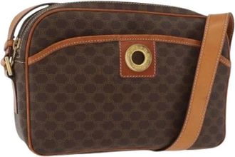 Celine Pre-owned Vintage Macadam Canvas Shoulder Bag - Femme - Pre-owned - Brun - Taille: ONE Size