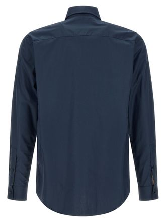 Burberry Mens Blue Cotton Blouse