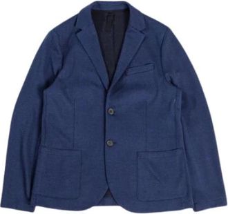 Harris Wharf London Homme, Vestes, Bleu, Taille: XL Blazer Slim &agrave; Deux Boutons