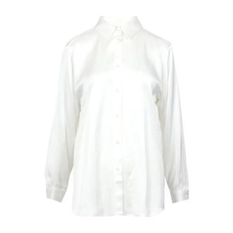Kaos Wei&szlig;e Viskosebluse mit Kragen - - Blouses & Shirts - Damen - Beige - M