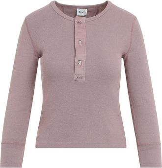 Chlo&eacute; Pull Col Rond - Violet