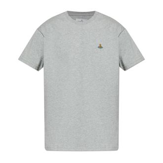 Vivienne Westwood T-Shirt mit Logo - - Tops - Herren - Grau - XS
