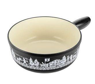 Kuhn Rikon Caquelon 32299 Cast Iron, noir